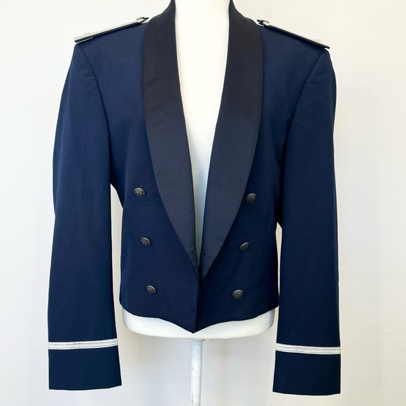 Vintage | Jackets & Coats | Usaf Mens Officer Mess Dress Uniform Navy ...